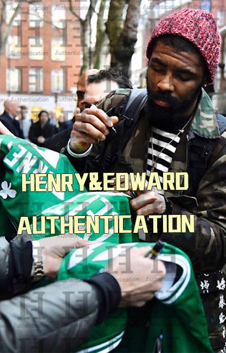 Authenticated the signature of Kyrie Irving – Henry & Edward Authentication